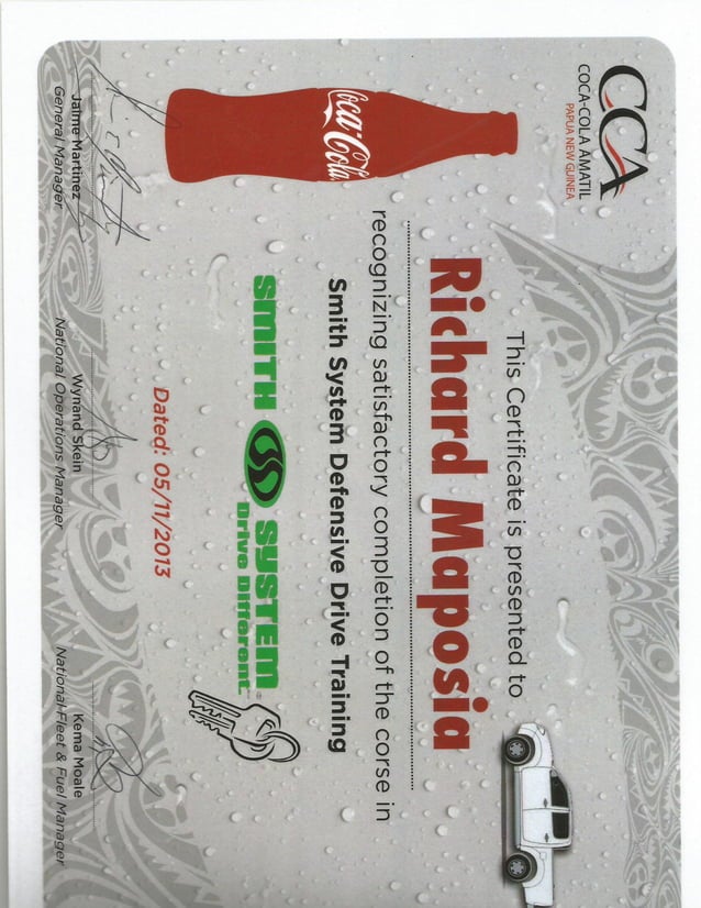 Smith system Dr Certificate | PDF