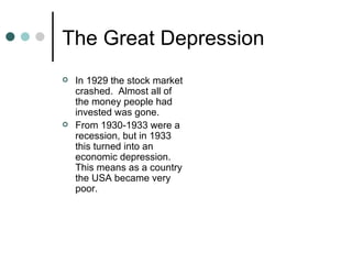 1930's History | PPT