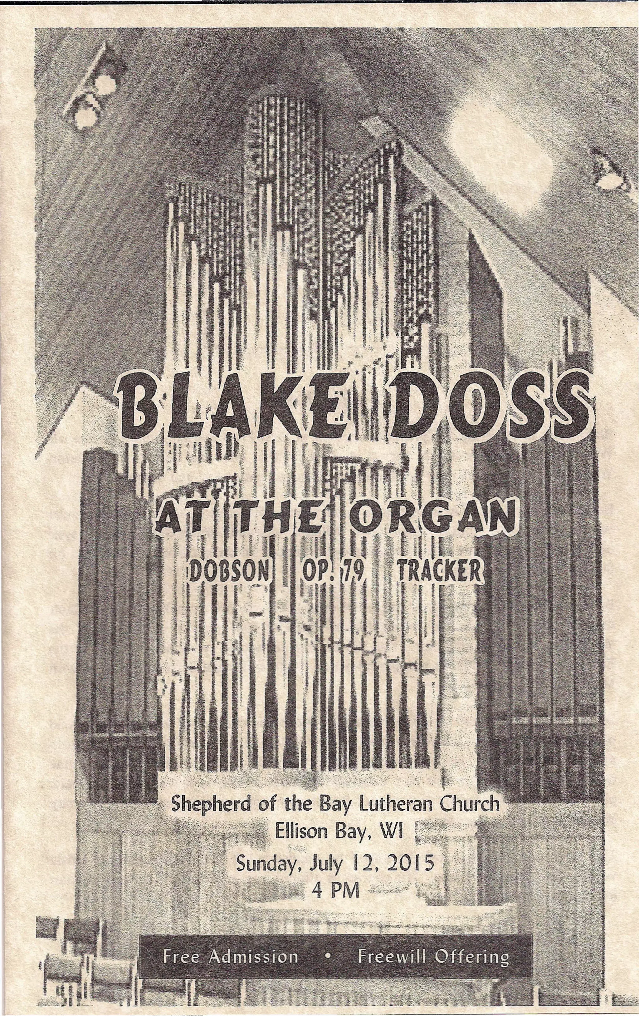 7-12-15 Organ Concert Program | PDF