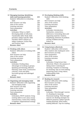 Teaching Study Skills And Supporting Learning Stella Cottrell | PDF