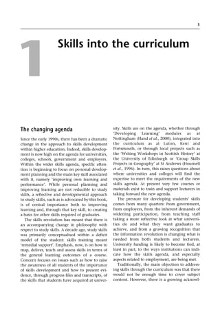 Teaching Study Skills And Supporting Learning Stella Cottrell | PDF
