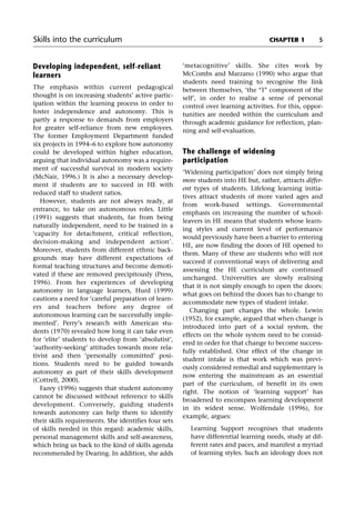 Teaching Study Skills And Supporting Learning Stella Cottrell | PDF