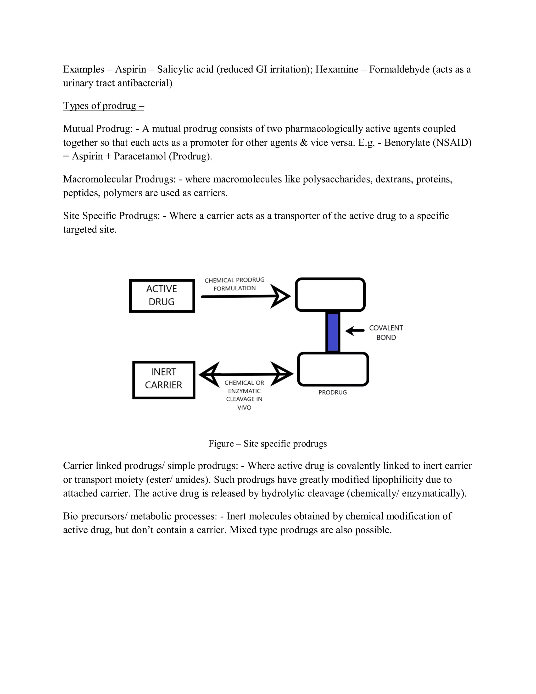 Basic concepts of Prodrug & their application in pharmacy fields | PDF
