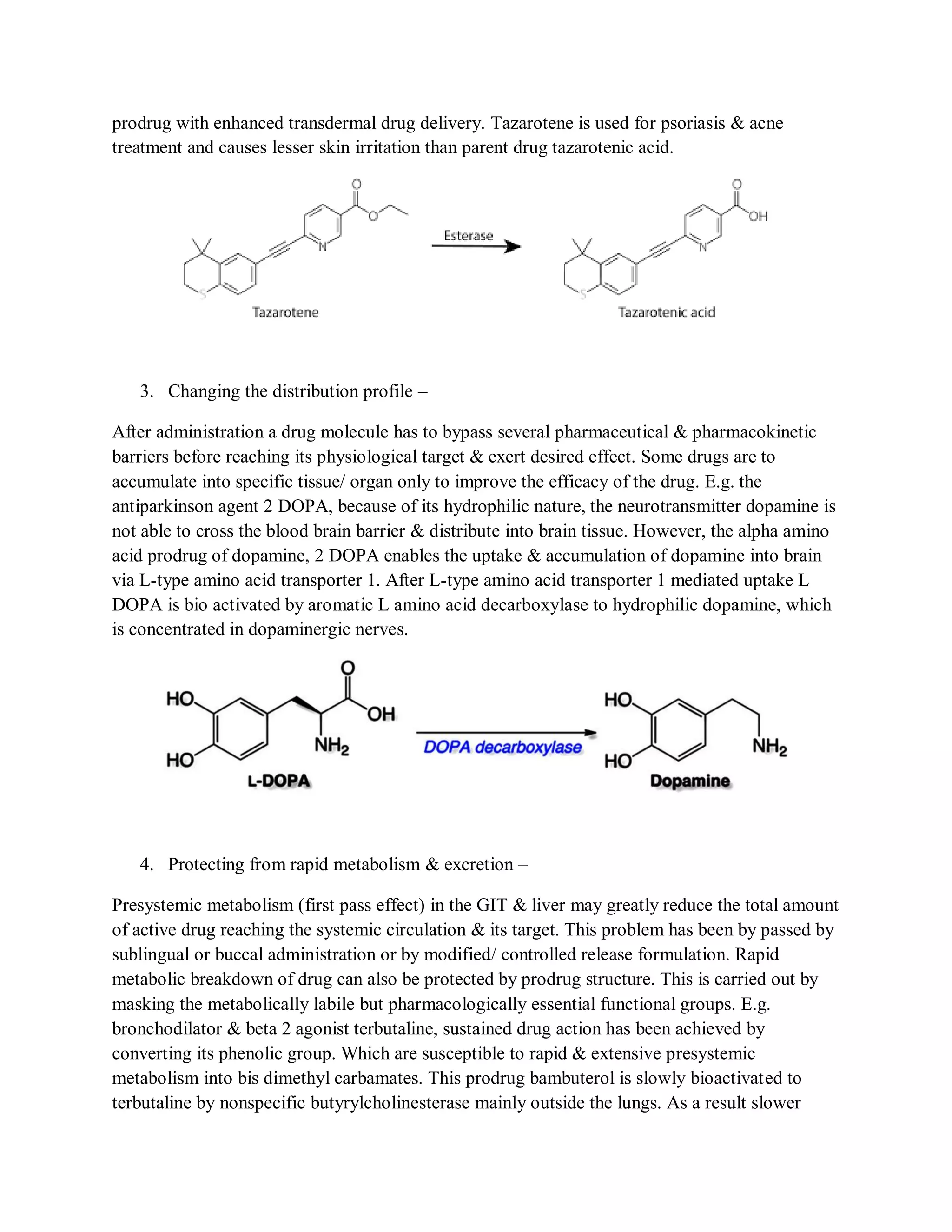 Basic concepts of Prodrug & their application in pharmacy fields | PDF