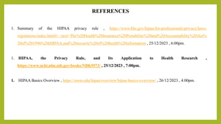HIPAA , REGULATORY AFFAIRS , M.PHARM ... | PPTX