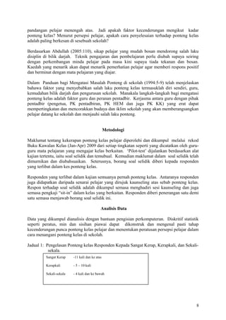 19337443 kajian-tindakan-oum-gejala-ponteng-sekolah | PDF