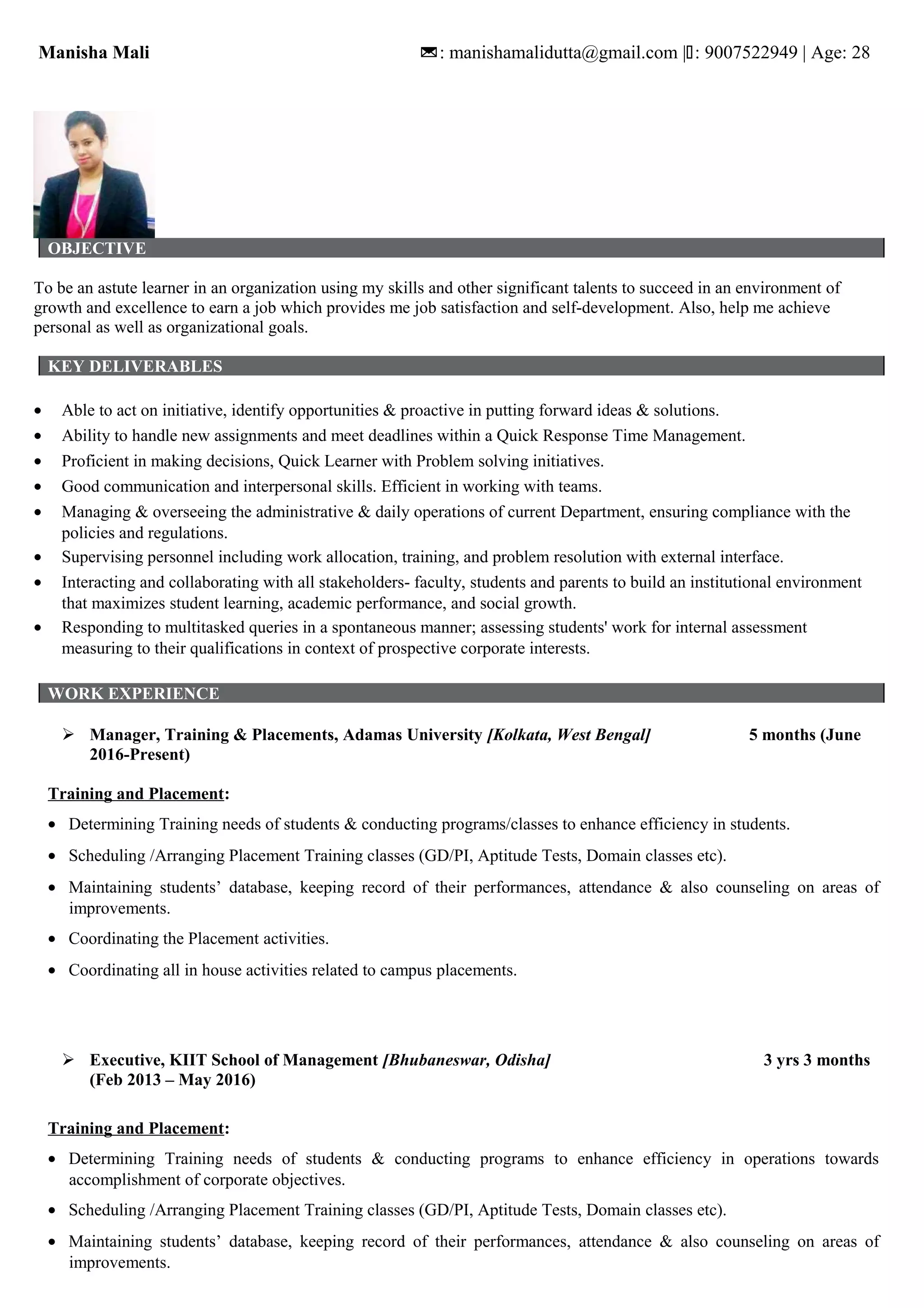 Manisha Mali-Resume | DOC