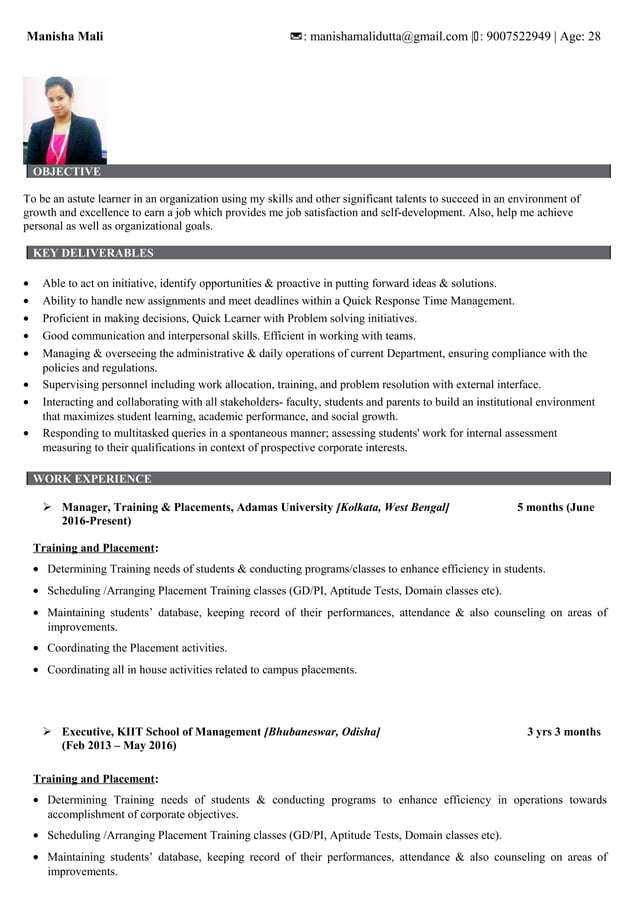 Manisha Mali-Resume | DOC