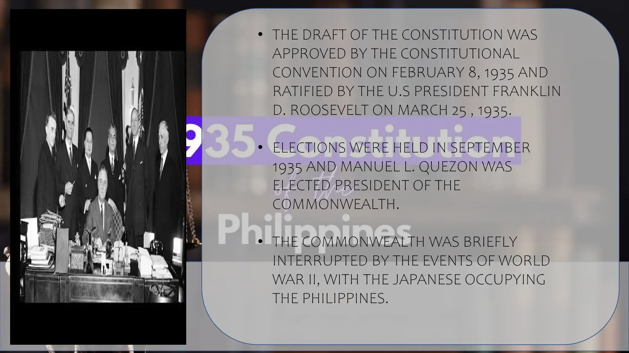 history of 1935 philippine constitution.pptx