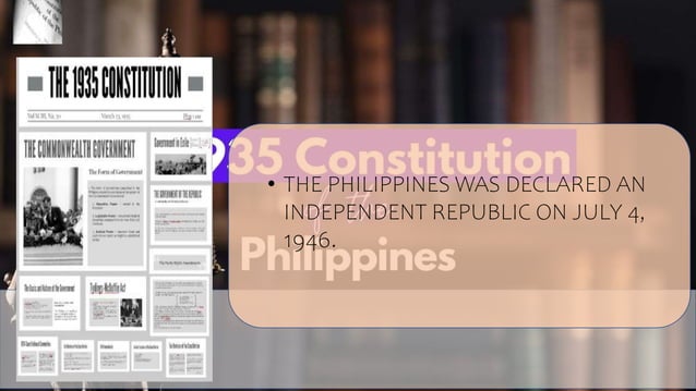 history of 1935 philippine constitution.pptx | Politics