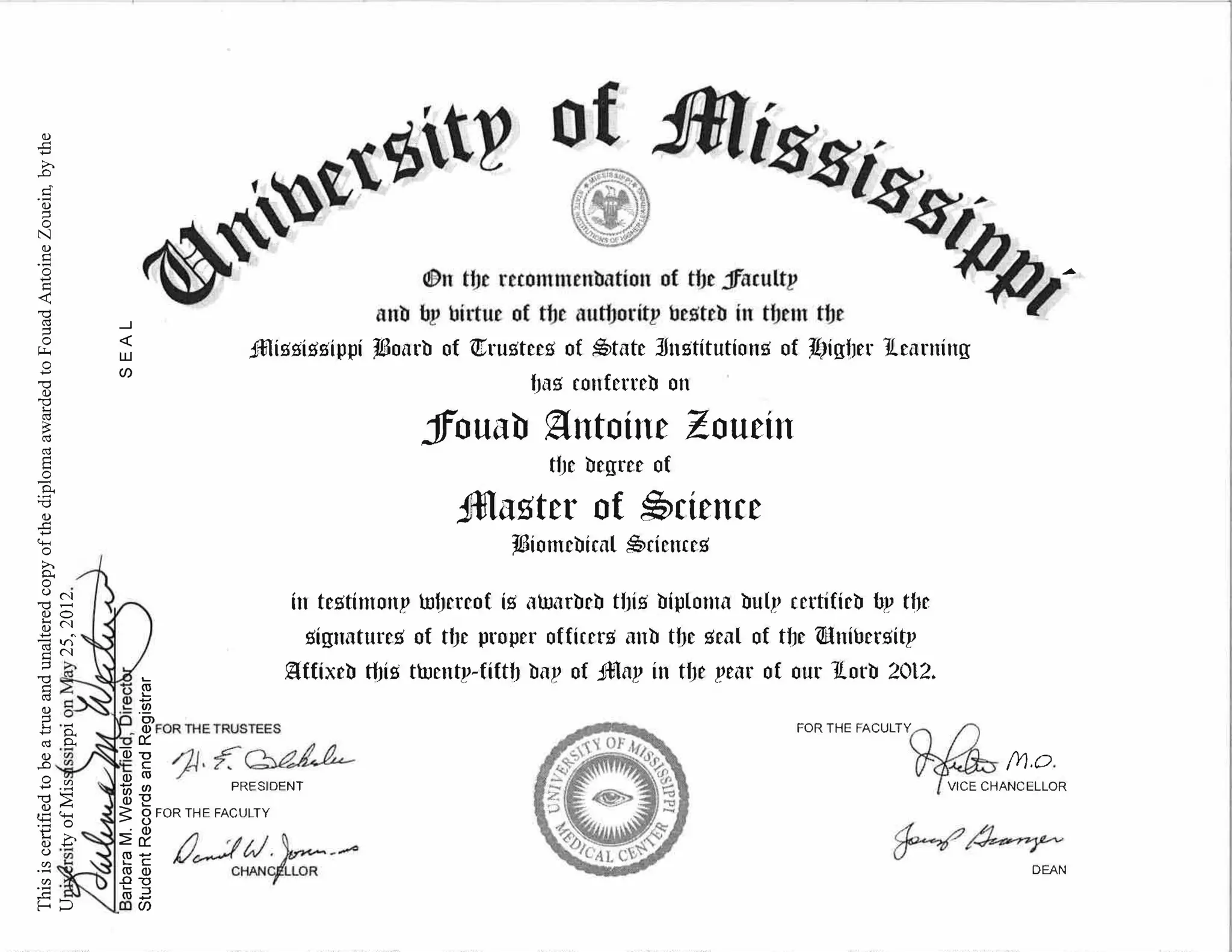 masters diploma authentic certificate | PDF
