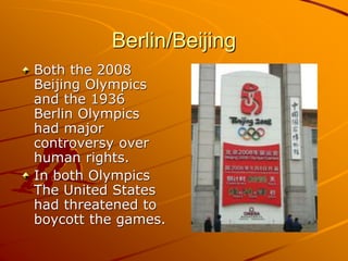 1936 Berlin Olympics Power Point Presentation | PPTX