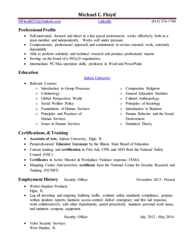 Master Resume | DOCX