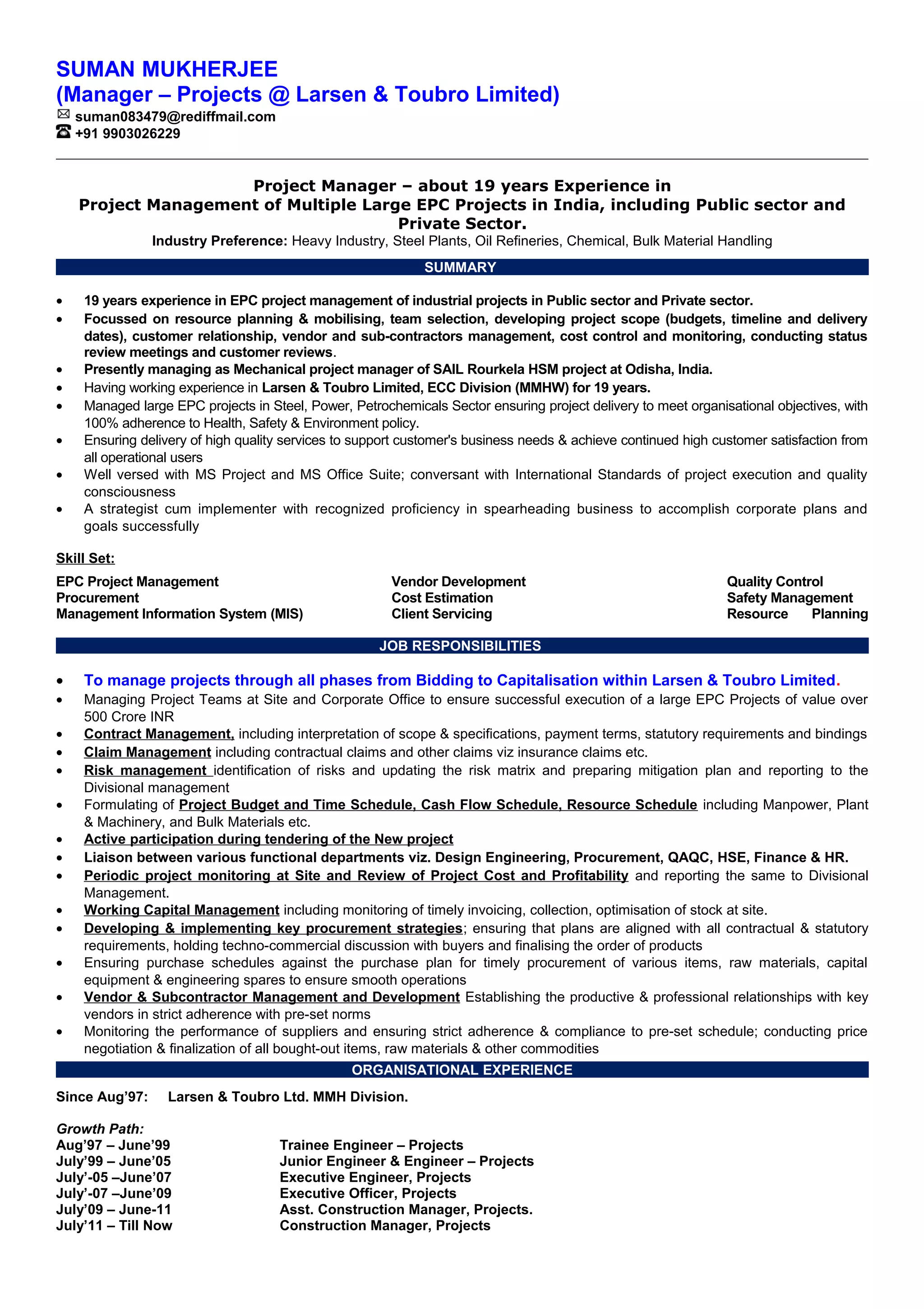 CV_SUMAN MUKHERJEE- JULY-16 | DOC