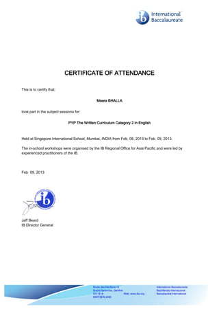 Meera Written Curriculum | PDF