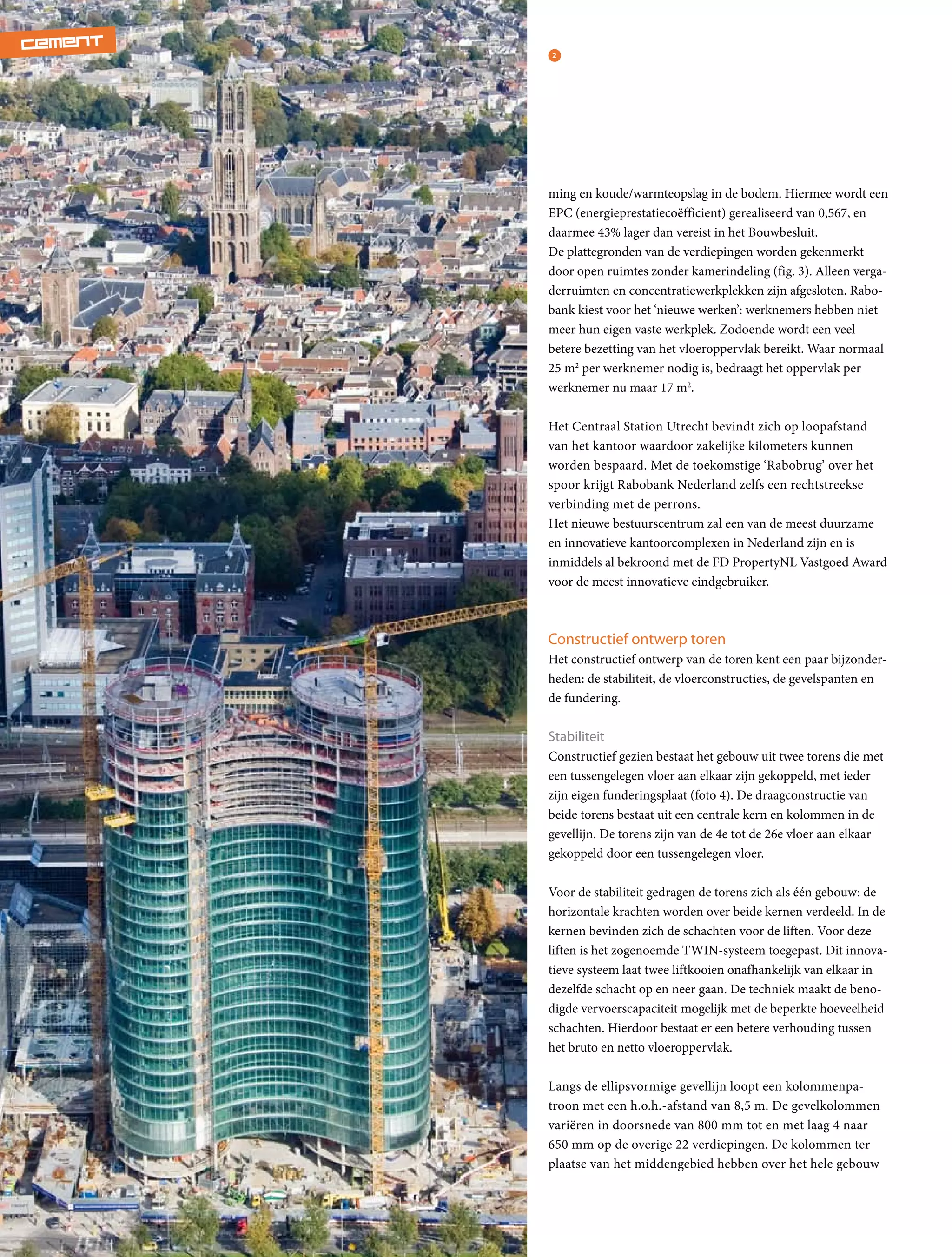 Nieuwbouw Hoofdkantoor Rabobank Utrecht | PDF