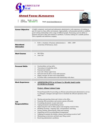 C V | PDF | Business | Business and Finance