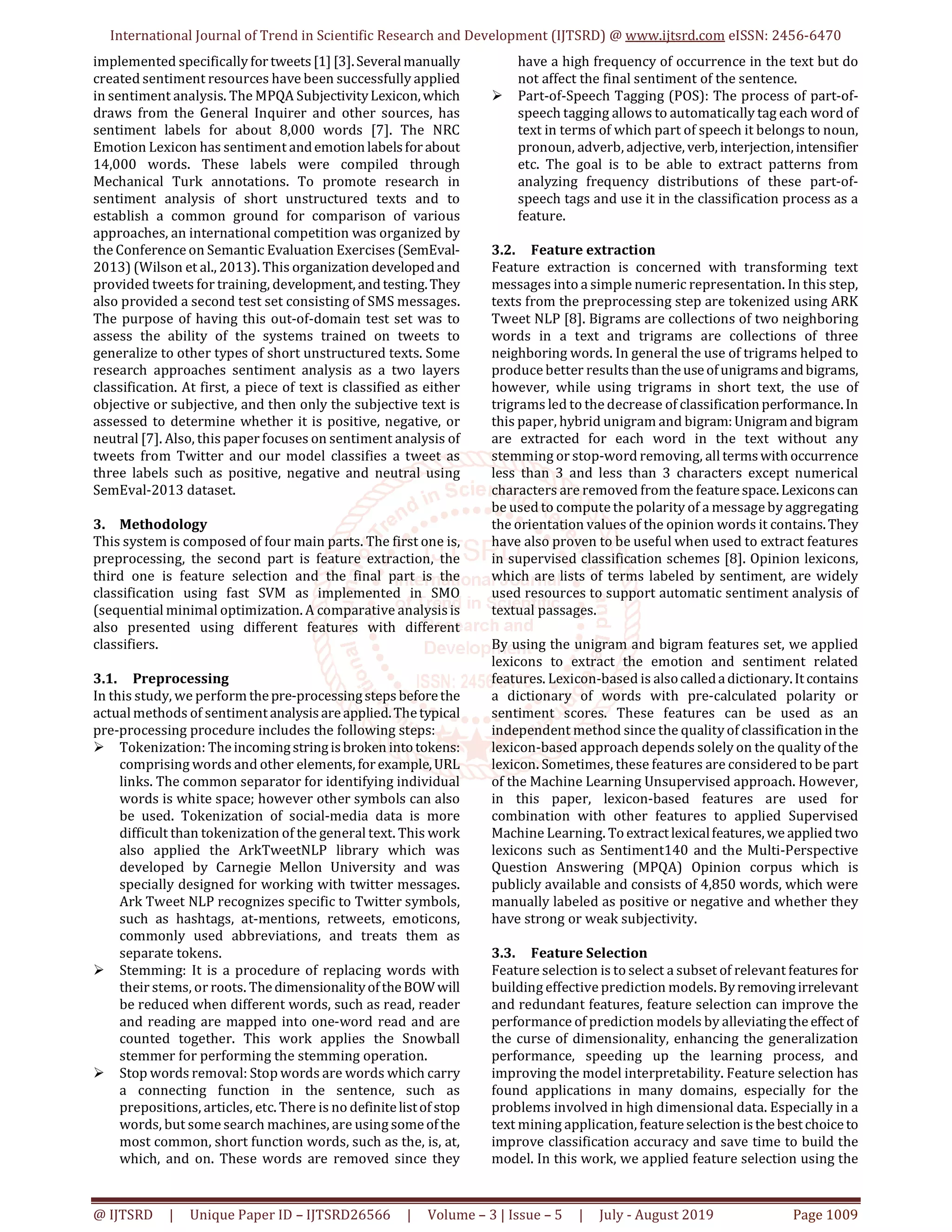 Lexicon Based Emotion Analysis on Twitter Data | PDF