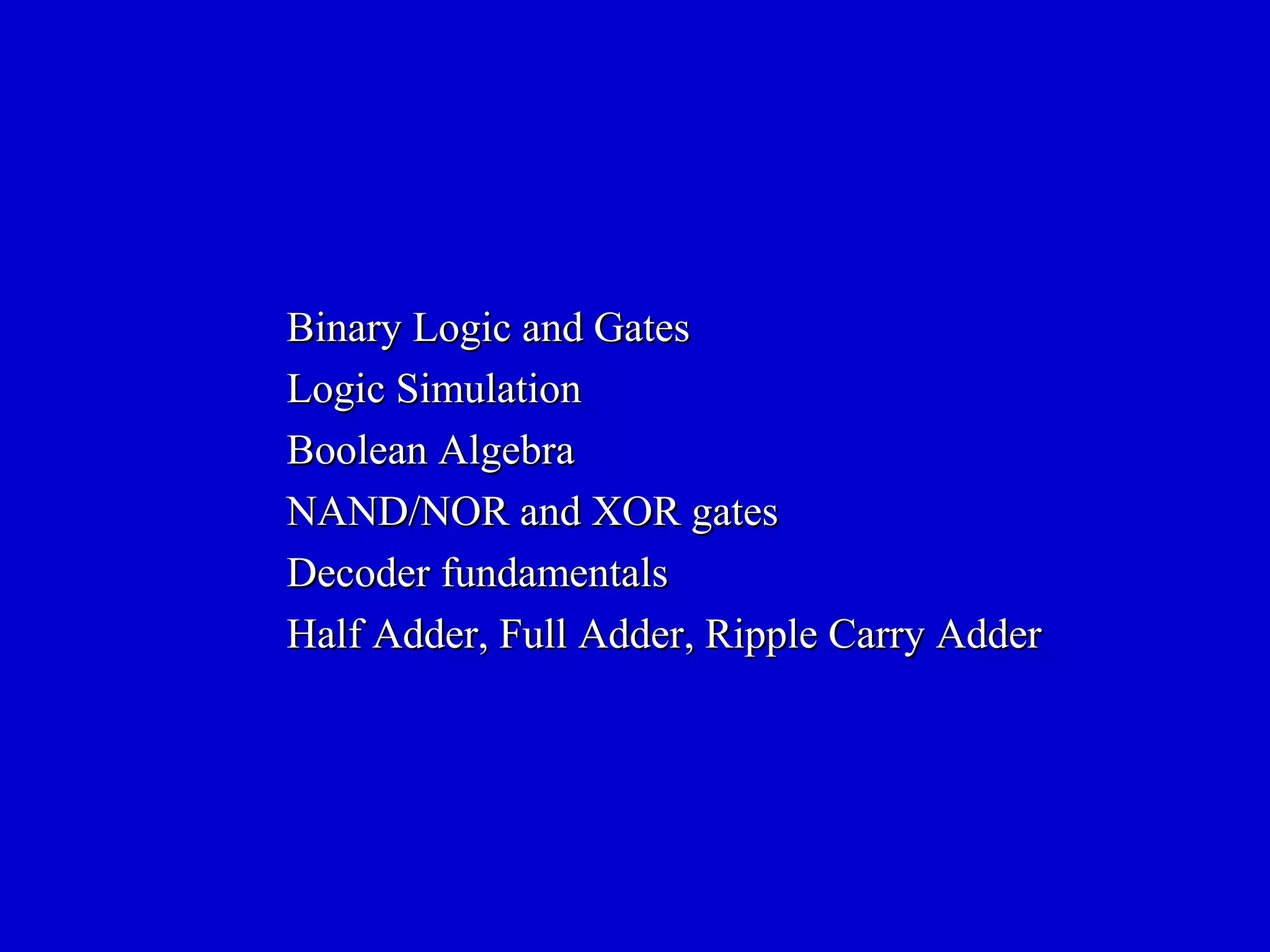 Digital Logic Circuits Ppt