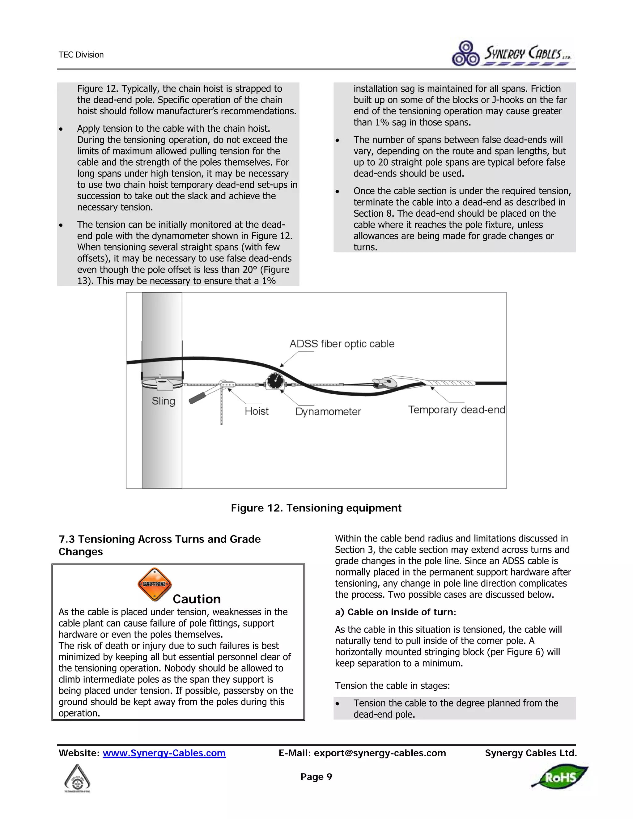 194 adss cable-installationguide | PDF