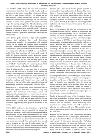 Analyzing the influence of Information and communication Technology on ...