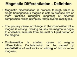 1940_Magmatic Differentiation.pptx | Chemistry | Science
