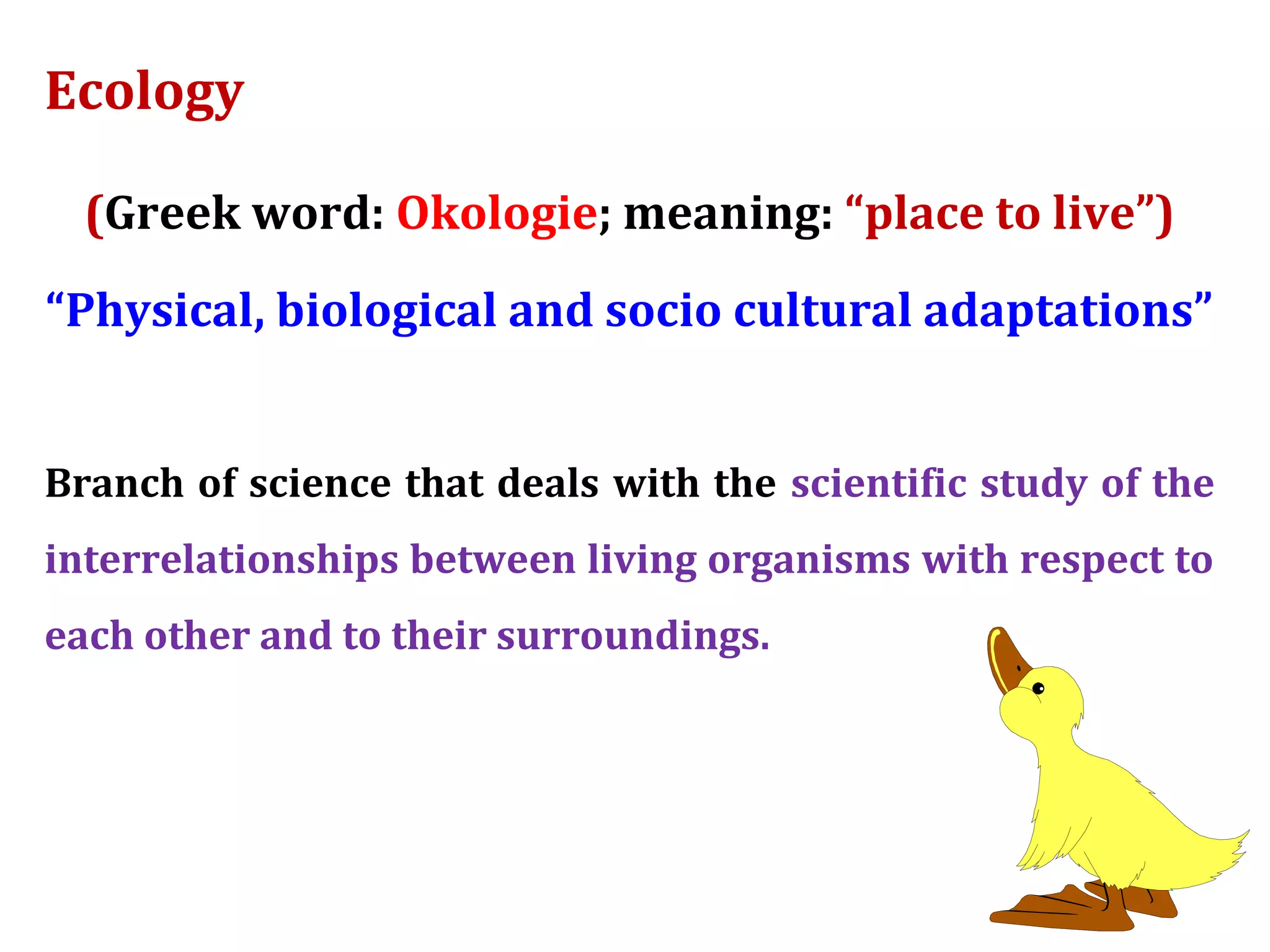 Introduction on Environmental Studies | PPT