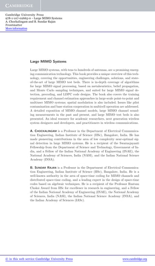 MIMO | PDF