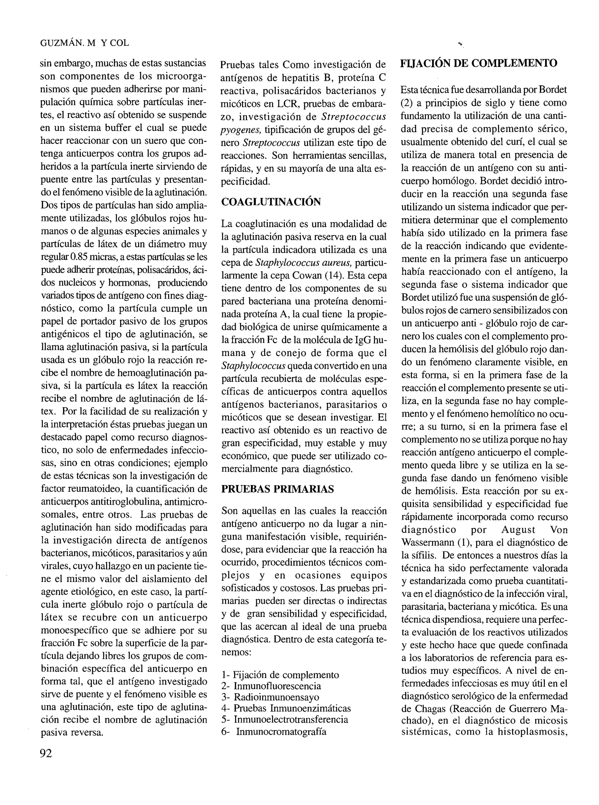 Las pruebas serológicas en el diagnóstico de la enfermedad infecciosa | PDF