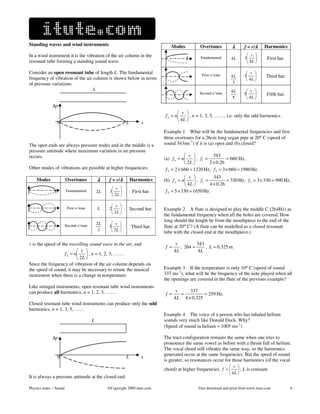 itute physics-notes-sound | PDF
