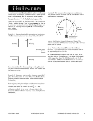 itute physics-notes-sound | PDF
