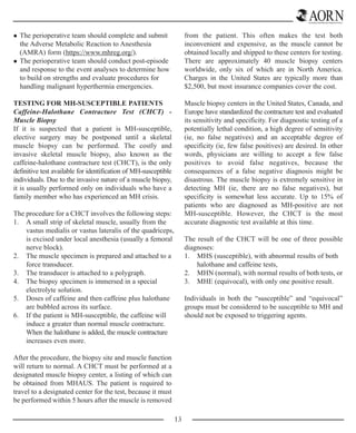 Malignant hypertermia slides | PDF