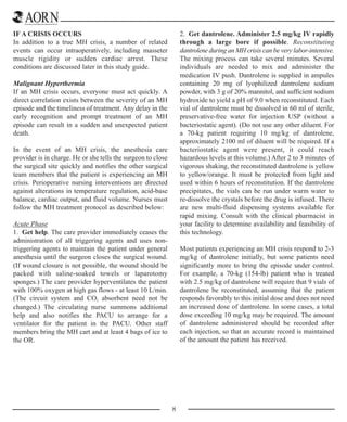 Malignant hypertermia slides | PDF