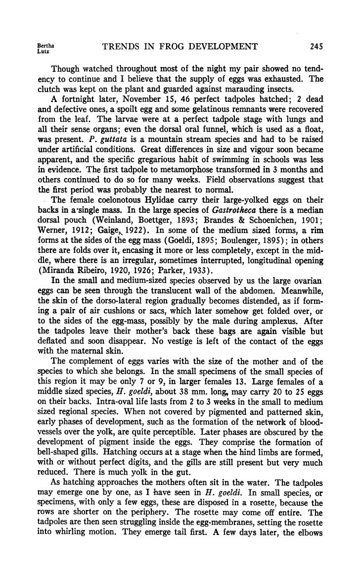 Trends Towards Non-Aquatic and Direct Development in Frogs | PDF | Free ...