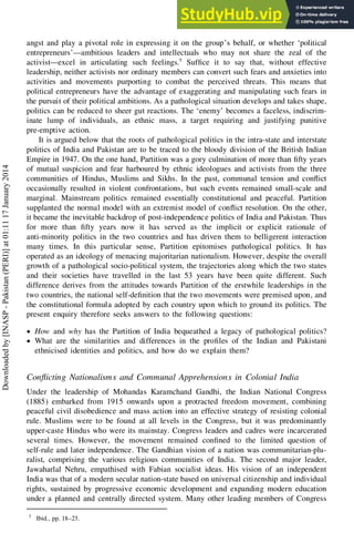 1947 Partition Of India | PDF