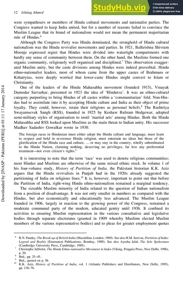 1947 Partition Of India | PDF | Hinduism | Religion & Spirituality