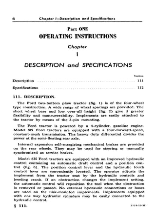 1948 Ford 8N Tractor Operator manual.pdf