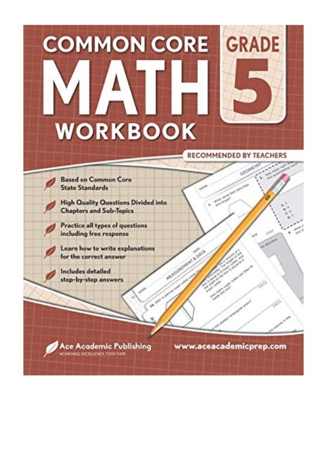 2018 5th Grade Math Workbook PDF CommonCore Math Workbook By Ace 2018 5th Grade Math Workbook PDF CommonCore Math Workbook By Ace