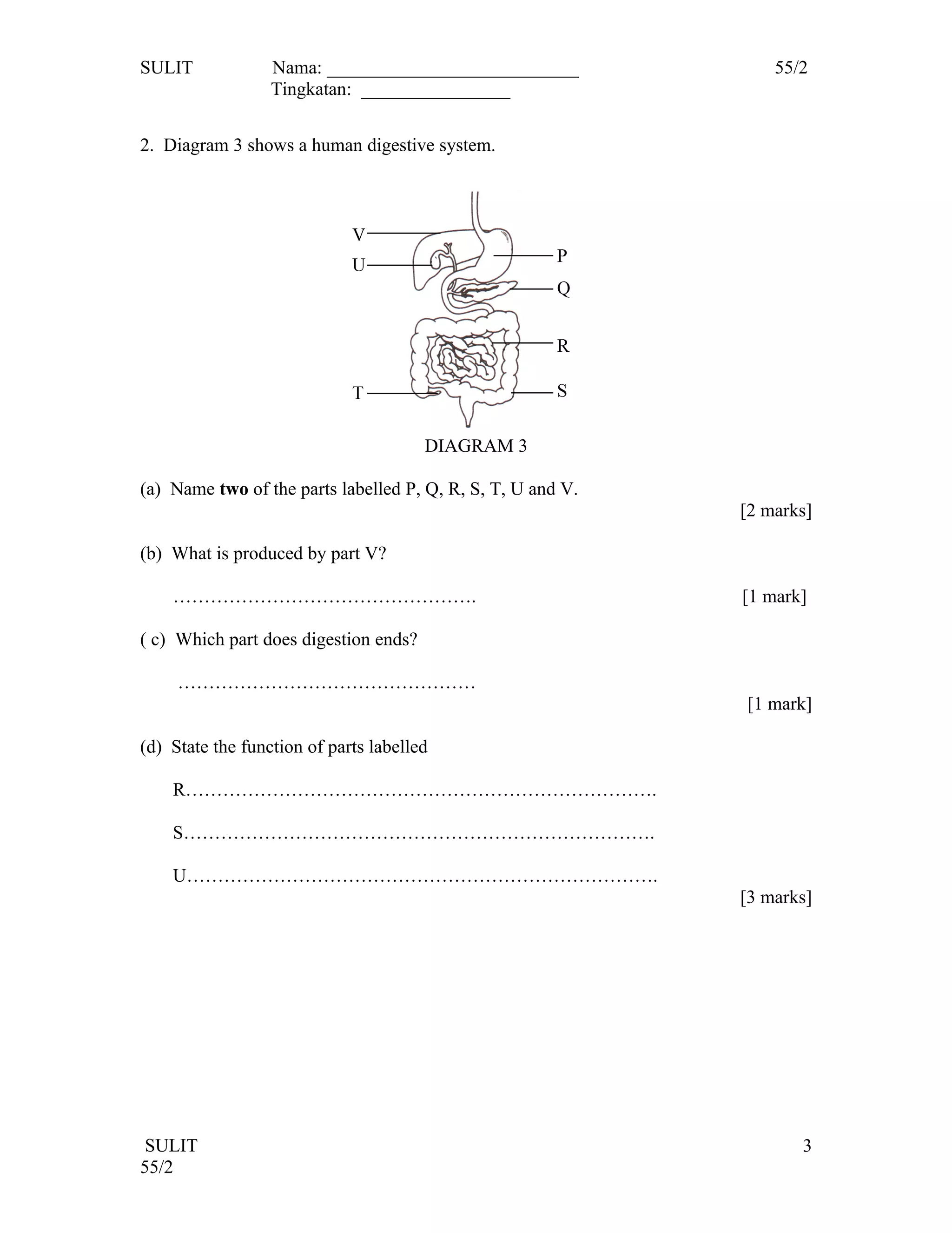 structured-questions-science-form-2 | DOC