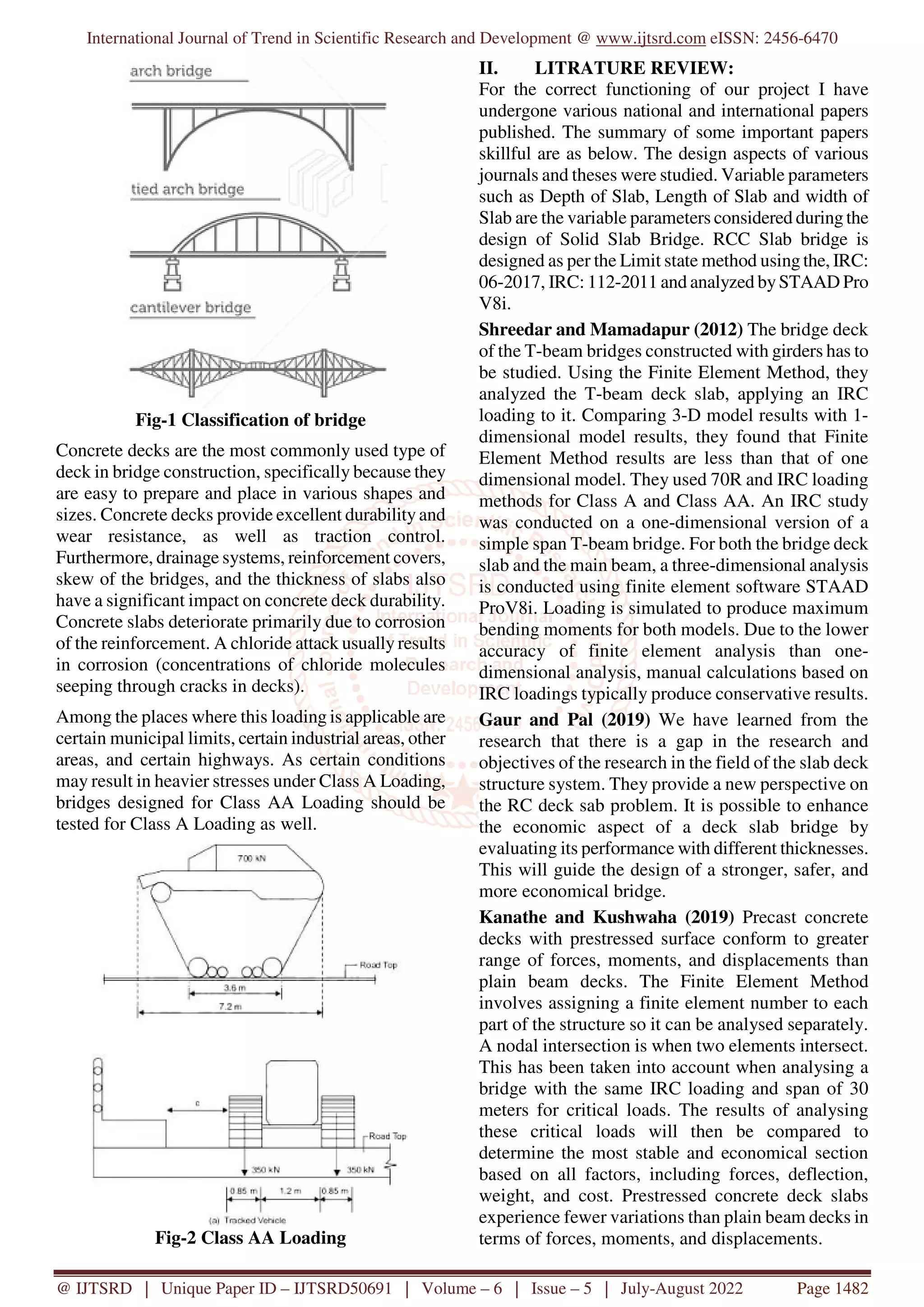 Analysis and Design of Reinforced Concrete Solid Slab Bridge | PDF
