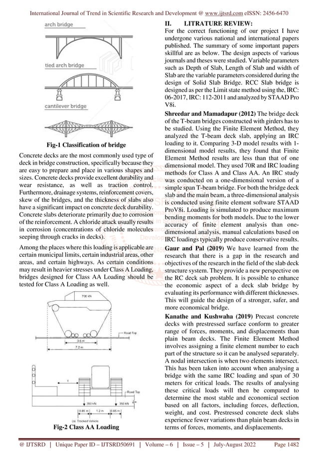 Analysis and Design of Reinforced Concrete Solid Slab Bridge | PDF