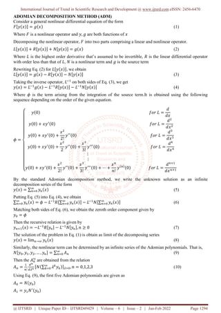 Analytical Solution of the Dynamics of Atmospheric CO2 using the LADM Pade Approximation ...