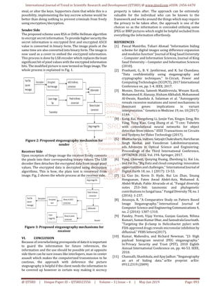 A Review on Stegnography Data Hiding using Color Images | PDF