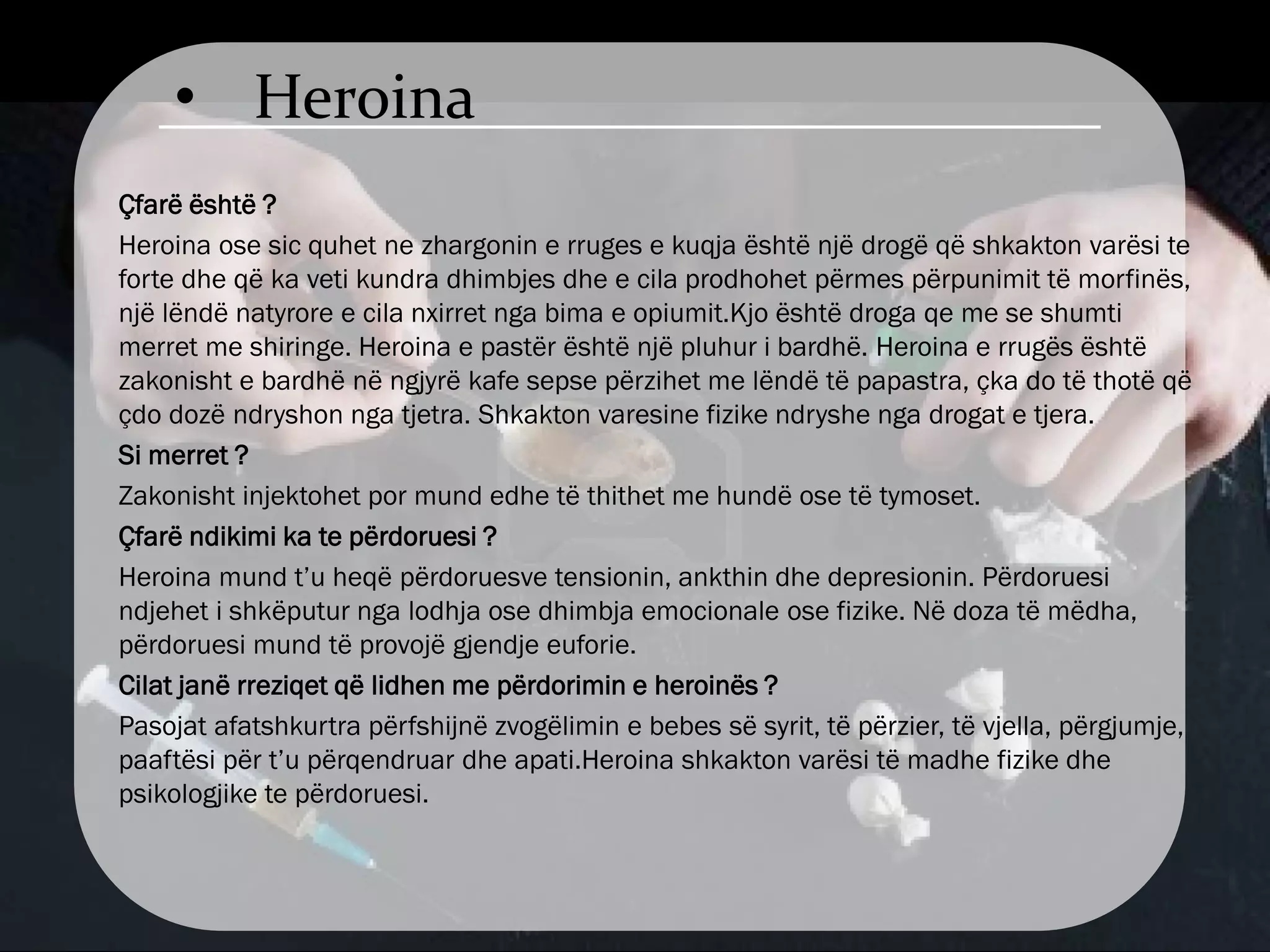 Dukuritë negative, pasojat dhe parandalimi | PPTX