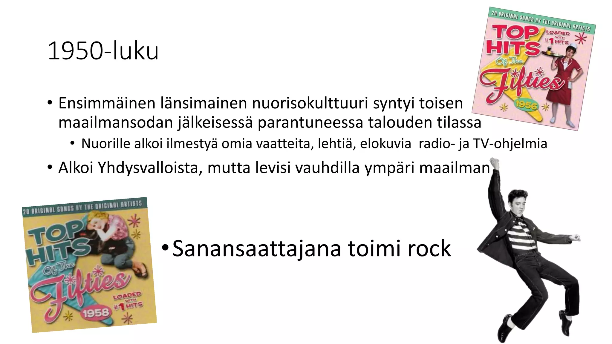 1950 rock n roll muistiinpanot | PPT