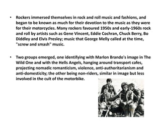 1950s 1960s teen subcultures | PPTX | Music | Entertainment
