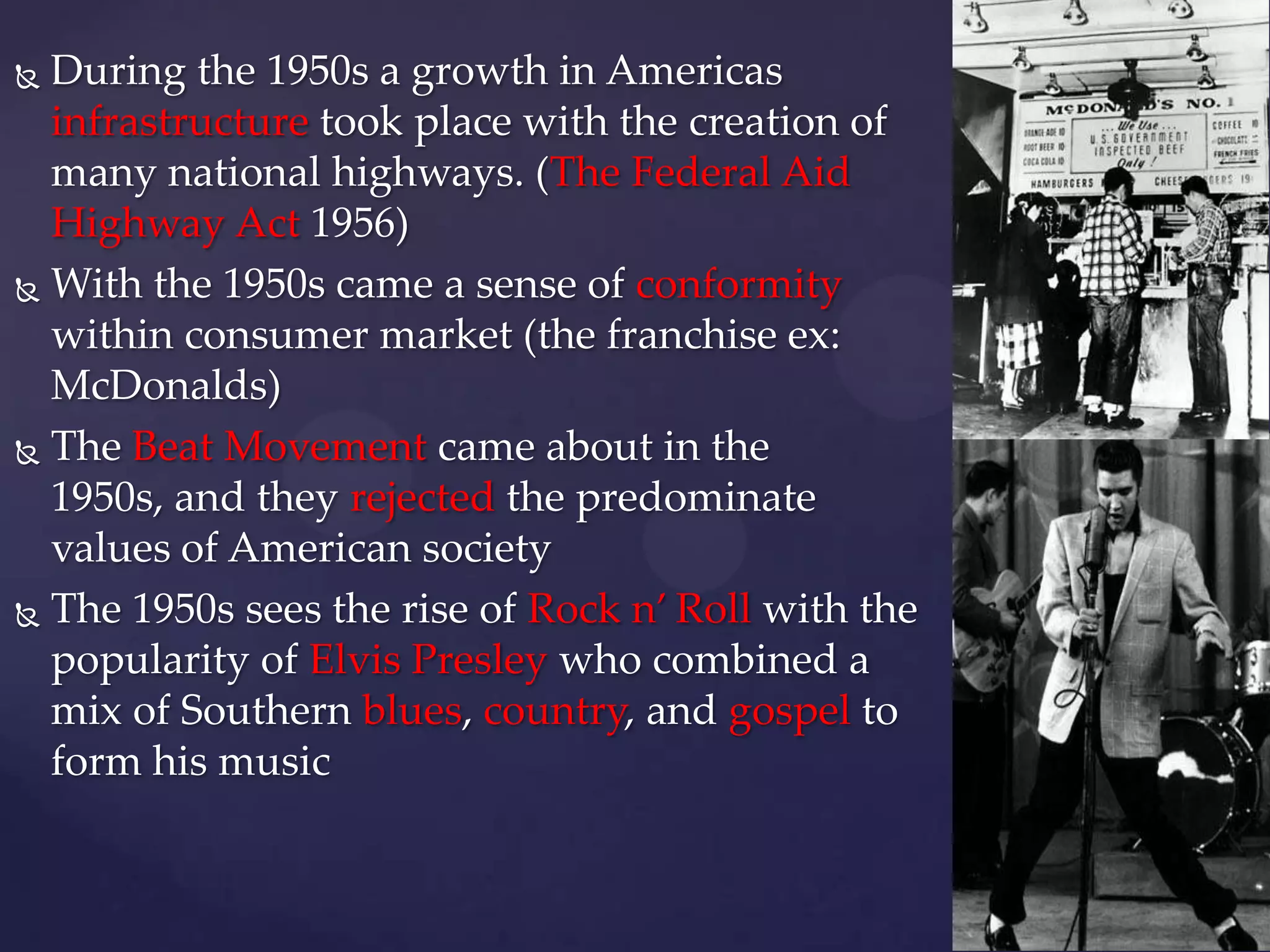 1950s America | PPTX