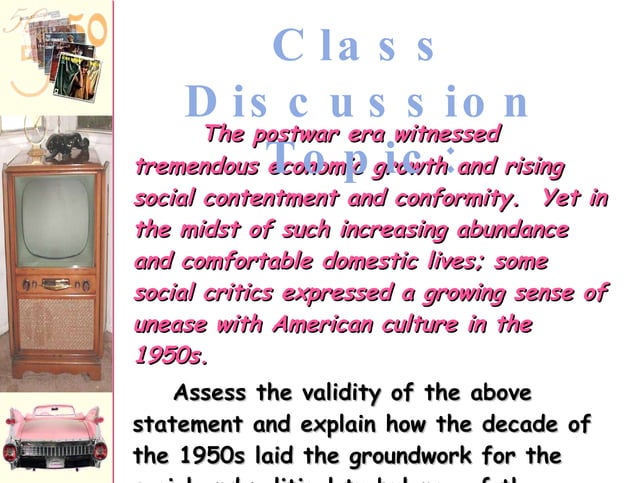 1950s American Culture | PPT
