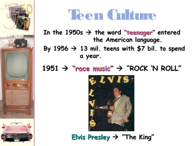 1950s American Culture | PPT | History | Genres