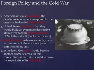 1950s Cold War | PPTX